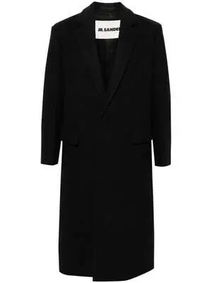 JIL SANDER Wool Coat - Grey