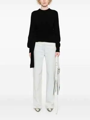 MAISON MARGIELA Single-stitch Logo Sweater - Black