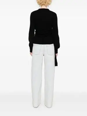 MAISON MARGIELA Single-stitch Logo Sweater - Black