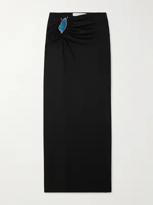 Christopher Esber Moodstone Embellished Maxi Skirt