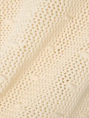 Escvdo Litoral Open-knit Cotton Top