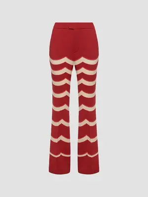 La DoubleJ Saturday Night Pants - Fans Red