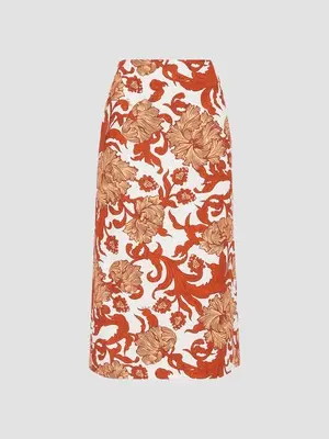 La DoubleJ Pencil Skirt - Reef White