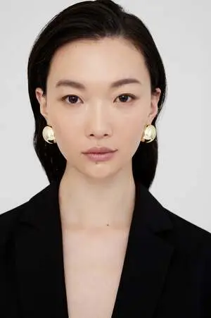 ANINE BING Large Dome Earrings