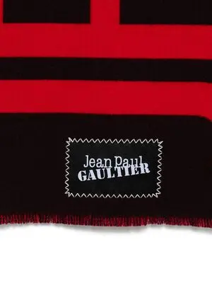 JEAN PAUL GAULTIER Logo-print Scarf - Red