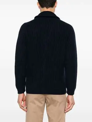 Fedeli Terminillo Cashmere Cardigan - Blue