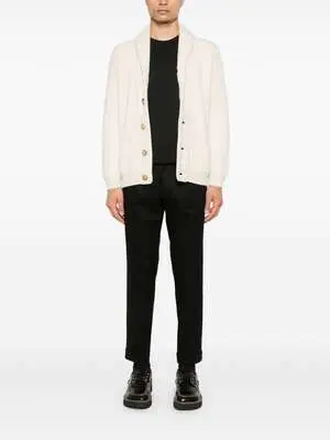 Fedeli Terminillo Cardigan - White