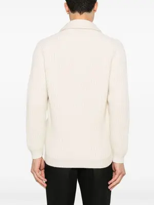 Fedeli Terminillo Cardigan - White