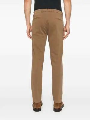 BRIGLIA 1949 Cotton Chino Trousers - Brown