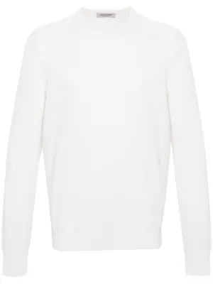 FILERIA Fine-knit Cashmere Sweater - White