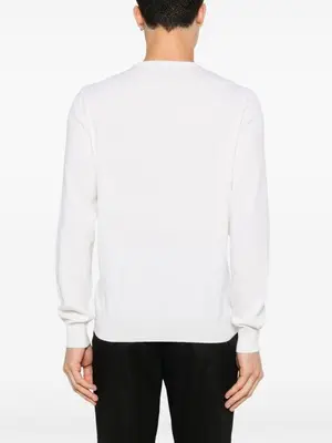 FILERIA Fine-knit Cashmere Sweater - White