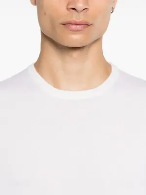 FILERIA Fine-knit Cashmere Sweater - White