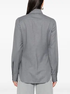 Stella McCartney Clasp-embellished Wool Shirt