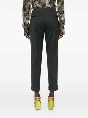 Etro Cropped Wool Trousers - Grey