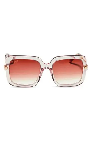 DIFF Sandra 54mm Square Sunglasses - Dusk Gradient