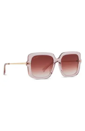 DIFF Sandra 54mm Square Sunglasses - Dusk Gradient