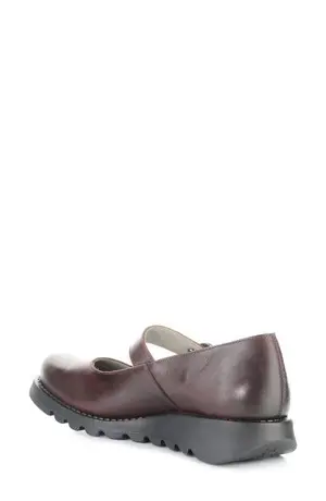 Fly London Samp Mary Jane Loafer - Wine