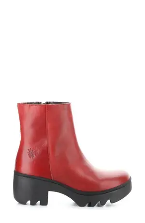 Fly London Toor Platform Bootie - Red Rug