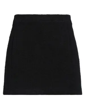 Pinko Mini Bouclé Flared Skirt - Black