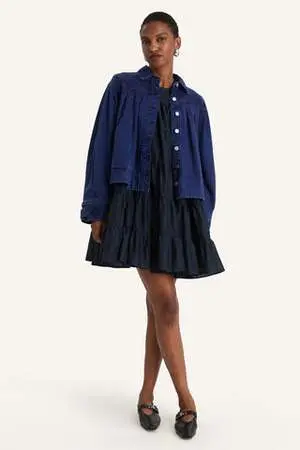 Merlette Easton Denim Jacket - Cobalt