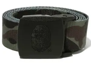 A BATHING APE 1st Camo Gi Belt - Green