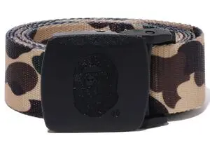 A BATHING APE 1st Camo Gi Belt - Yellow