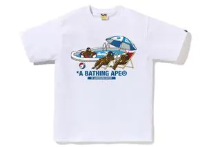A BATHING APE Poolside Tee Shirt - White