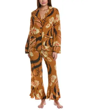 Rhode Miki Pajama Set - Brown