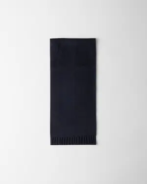 Prada Cashmere Scarf - Navy