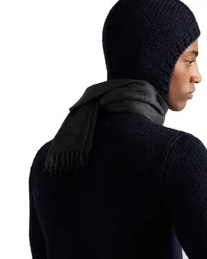Prada Cashmere Scarf - Grey