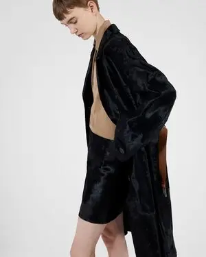 Prada Leather Miniskirt