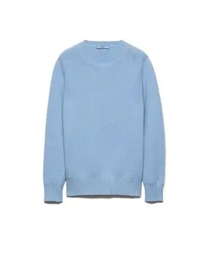 Prada Prada Wool And Cashmere Sweater Light Blue