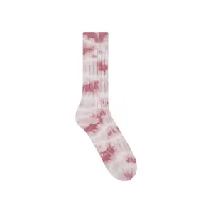 StÜssy Dyed Ribbed Crew Socks - Pink