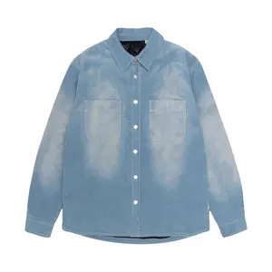 Men's Faded Wash Overshirts
