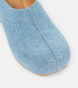 Dries Van Noten Denim Clogs