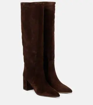 Paris Texas Anja 70 Suede Knee-high Boots - Brown