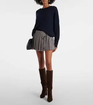 Paris Texas Anja 70 Suede Knee-high Boots - Brown