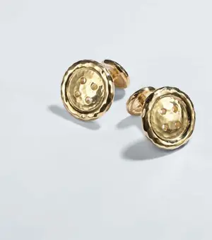 OCTAVIA ELIZABETH Button 18kt Cufflinks