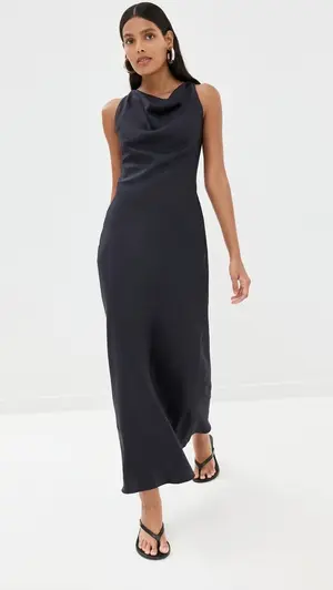 RÓHE Open Back Strap Dress