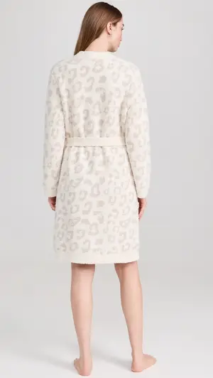 Barefoot Dreams Cozy Chic Barefoot In The Wild Robe - Cream/stone