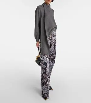 Etro Wool-blend Ribbed Sweater