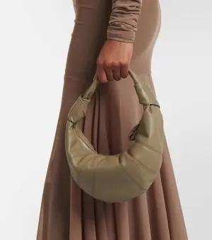 LEMAIRE Fortune Croissant Mini Leather Shoulder Bag