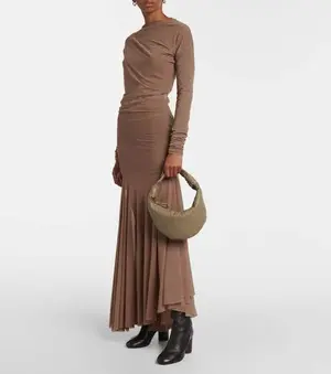 LEMAIRE Fortune Croissant Mini Leather Shoulder Bag