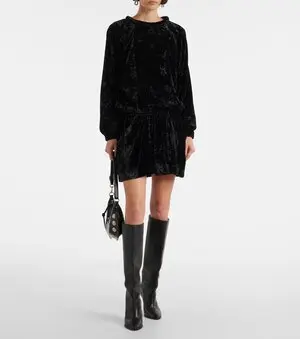 Isabel Marant Étoile Lashay Velvet Skirt