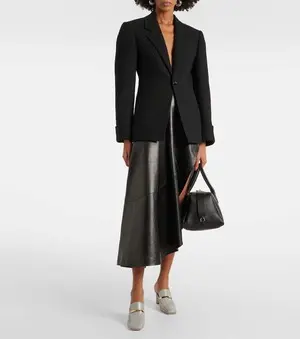 TOD'S Leather Mules - Grey