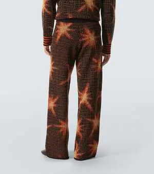 Dries Van Noten Printed Wool-blend Sweatpants