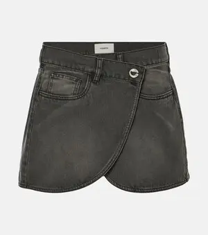 Coperni Denim Mini Skirt - Grey