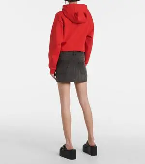 Coperni Denim Mini Skirt - Grey