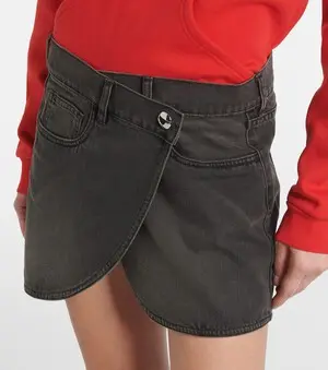 Coperni Denim Mini Skirt - Grey