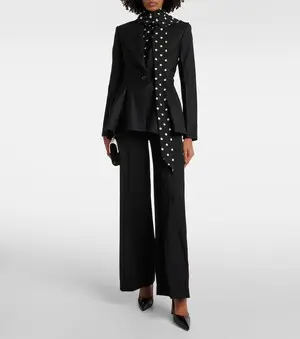 Nina Ricci Wool Gabardine Blazer